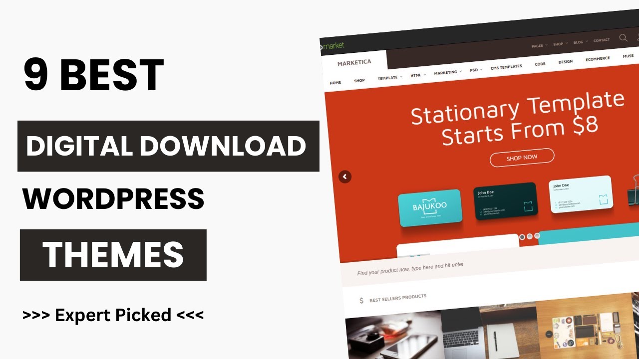 9 Best WordPress Themes for Digital Downloads 2024 | Digital ...