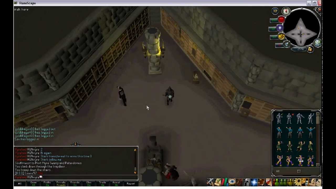 Runescape - 70 vyre corpse looting - YouTube