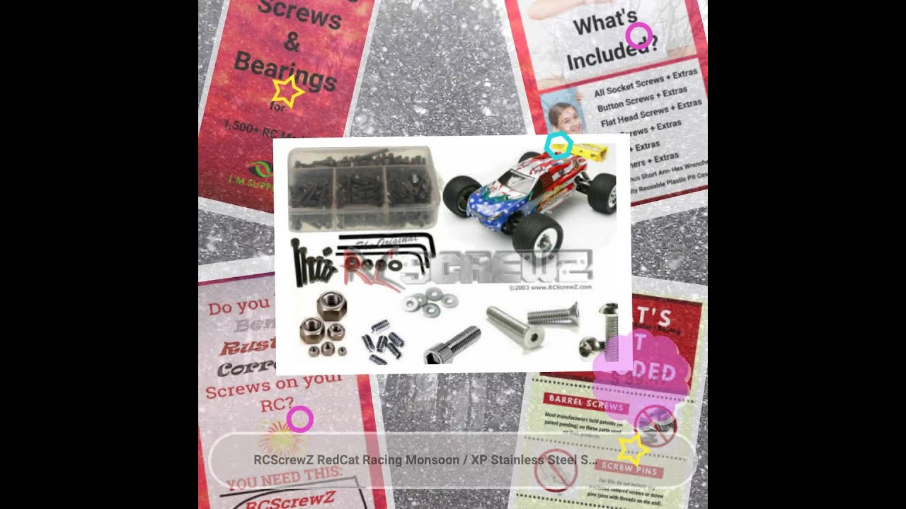 Get 15% Off on RCScrewZ RedCat Racing Monsoon / XP Stainless Steel ...
