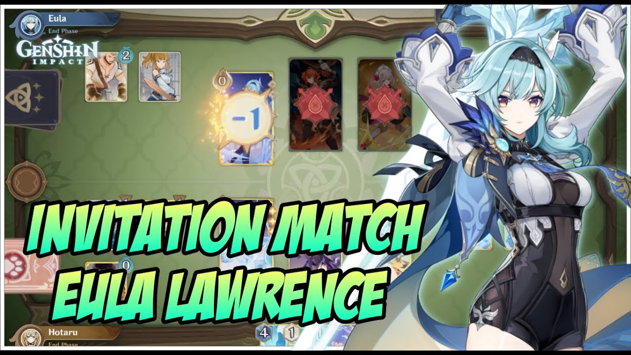 How to Beat Eula at TCG (Invitation Match) - Genshin Impact - YouTube