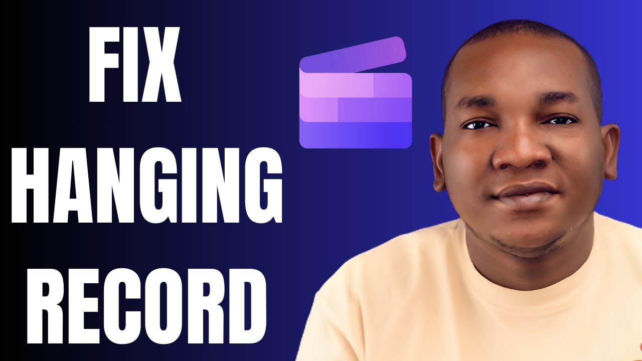 How to FIX Hanging Video Recording on Microsoft Clipchamp - YouTube
