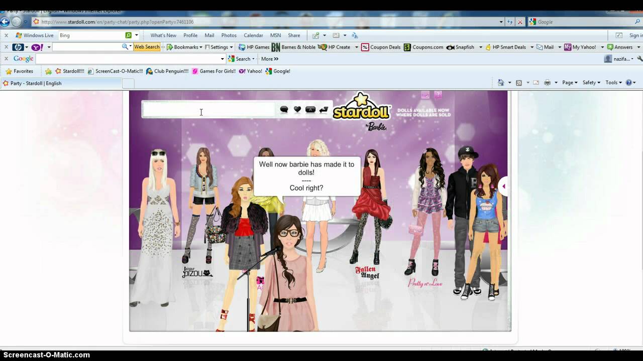 How to get the free barbie gift and about stardoll barbie! - YouTube