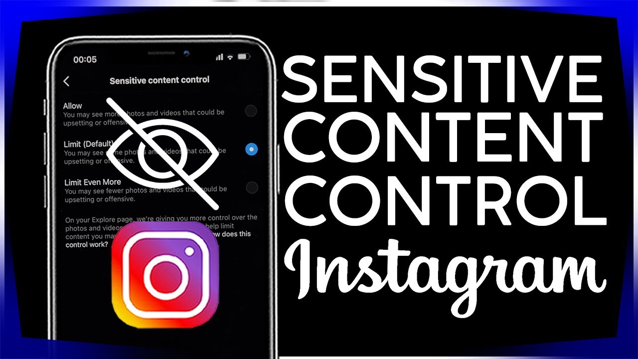 How to Use Sensitive Content Control Settings on Instagram 2021 - YouTube