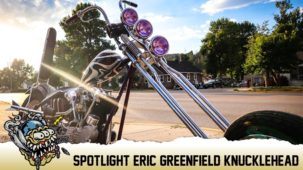 Spotlight - Eric Greenfield's Knucklehead Chopper - YouTube