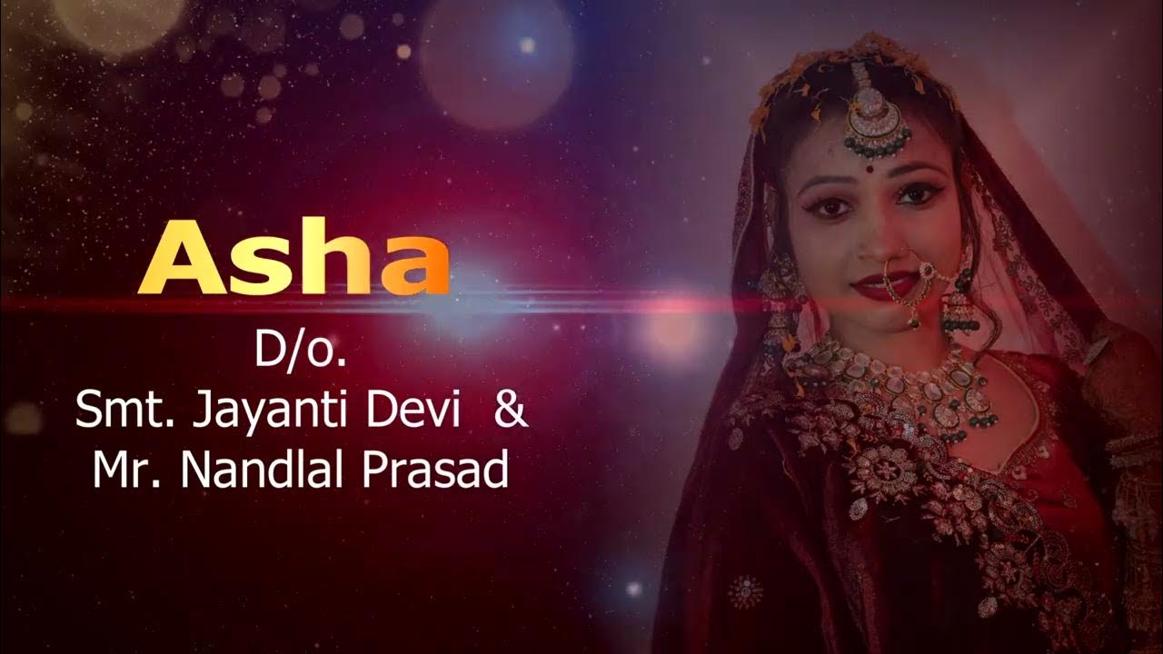 #Vikash Weds Asha title video #wedding #preweddingshoot wedding title wedding title song 2025st ...