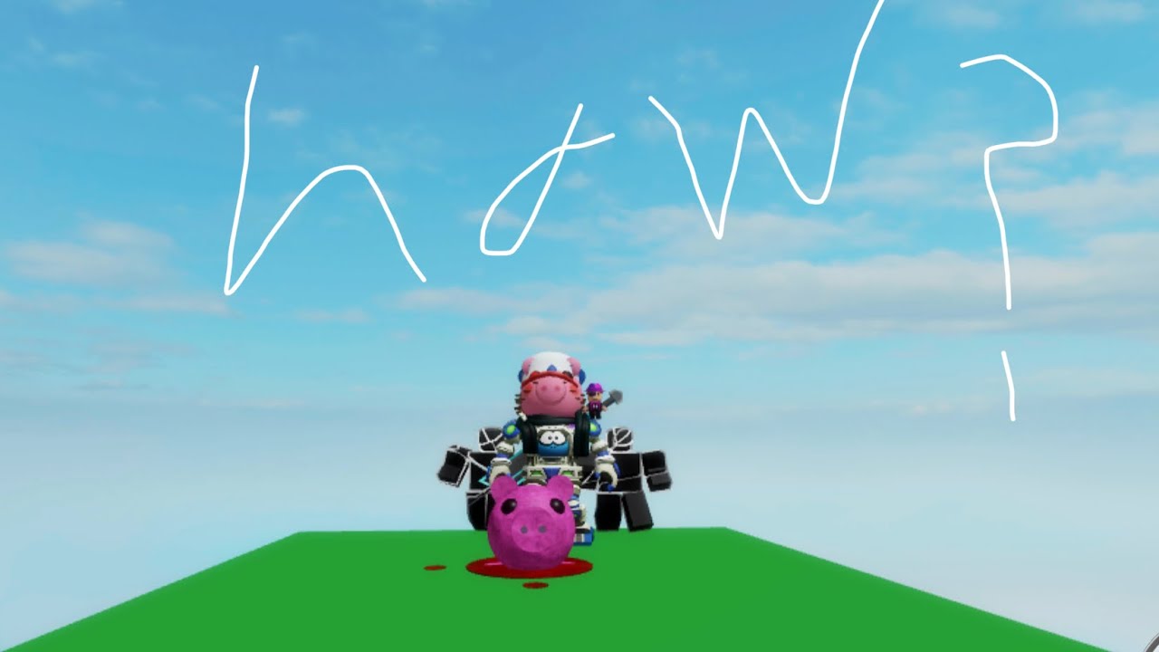How to make piggy dead head (Piggy Trick) - YouTube