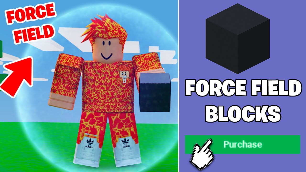 These BLOCKS Gave Me FORCE FIELD In Roblox Bedwars... - YouTube