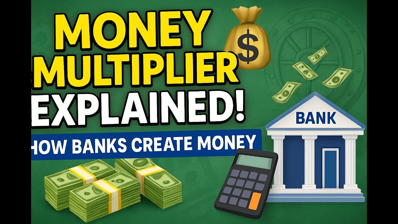 💰 MONEY MULTIPLIER EXPLAINED! 💵 | How Banks Create Money - YouTube