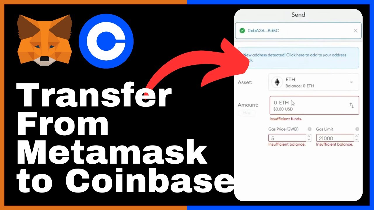 How to Transfer Funds From Metamask to Coinbase - YouTube