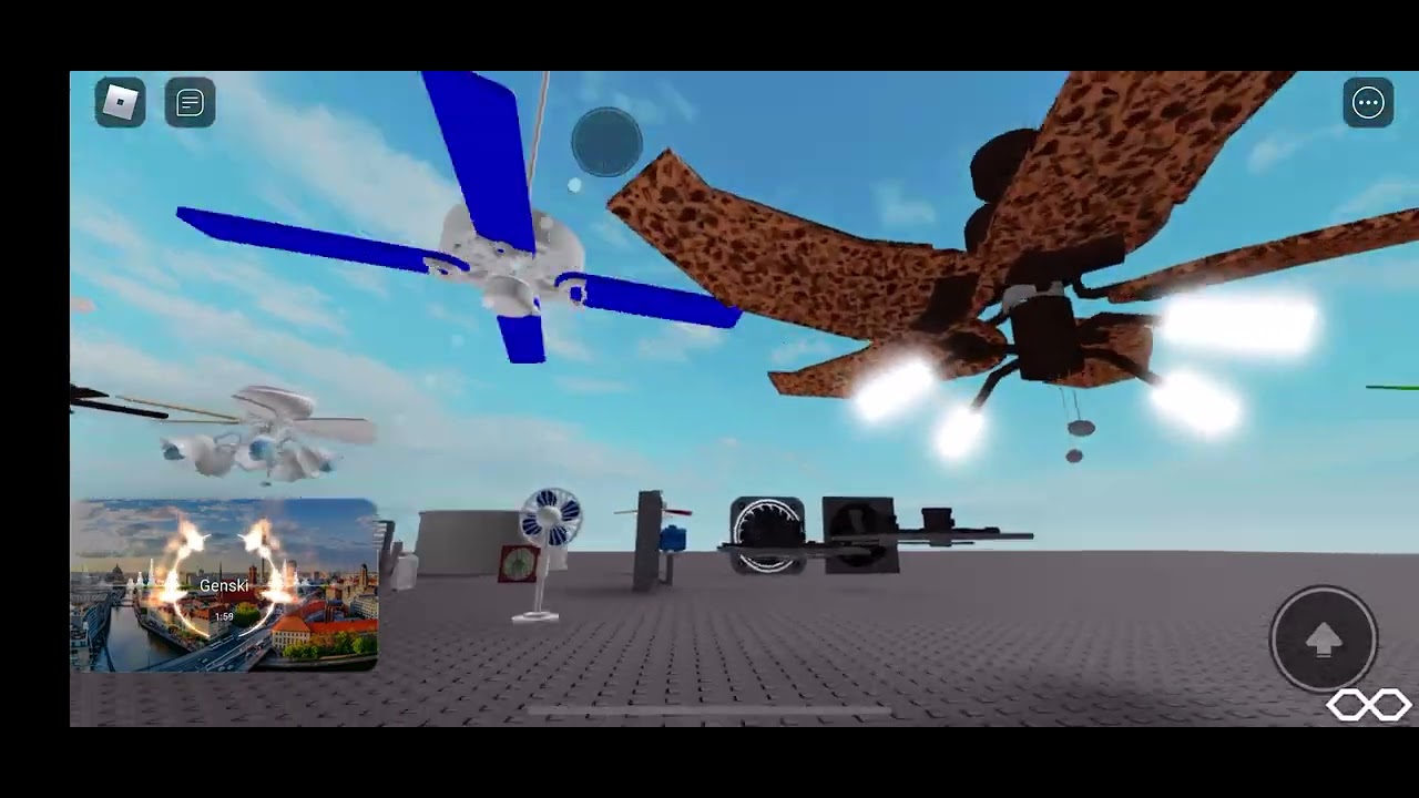 Lots more fans in Roblox - YouTube