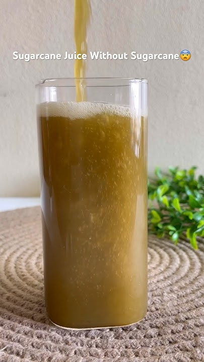 Sugarcane Juice without sugarcane|Bina ganne ke ganne ka ras #cookwithnidhiii #sugarcanejuice # ...