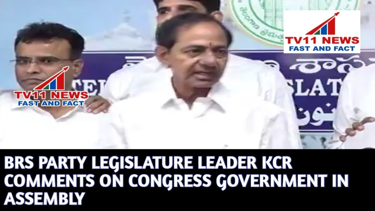 BRS PARTY LEGISLATURE LEADER KCR COMMENTS ON CONGRESS GOVERNMENT IN ...