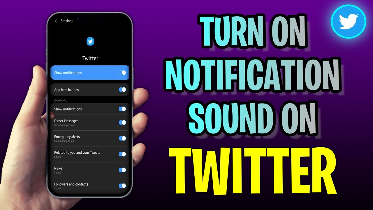 How To TURN ON Notification Sound On Twitter (2023 Update!) - YouTube