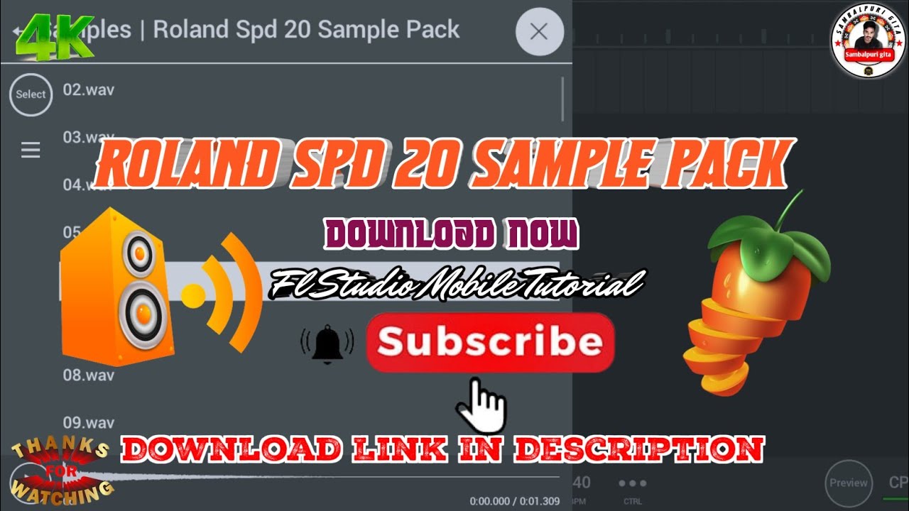 Roland Spd 20 Sample Pack Free Download File || Dj Sample Pack || Fl ...