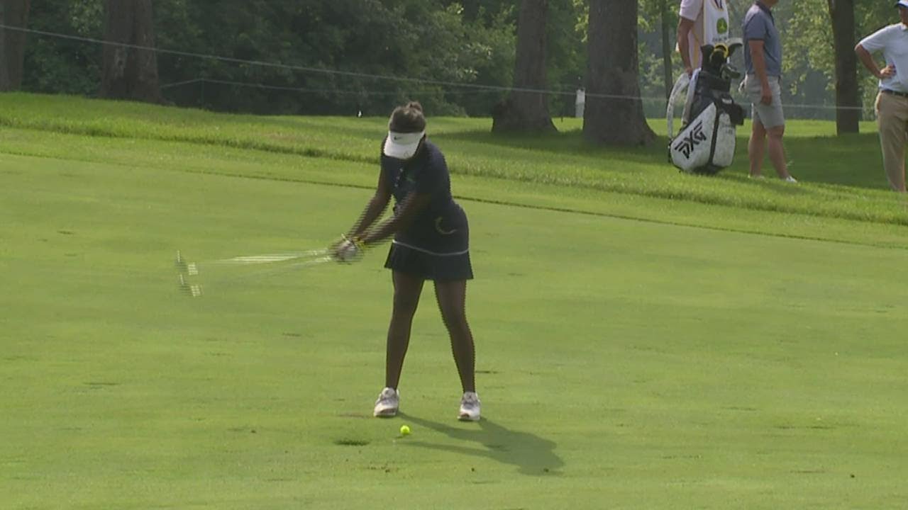 Six scholarship-winning future golf stars play Pro-Am Day at the 2021 ...