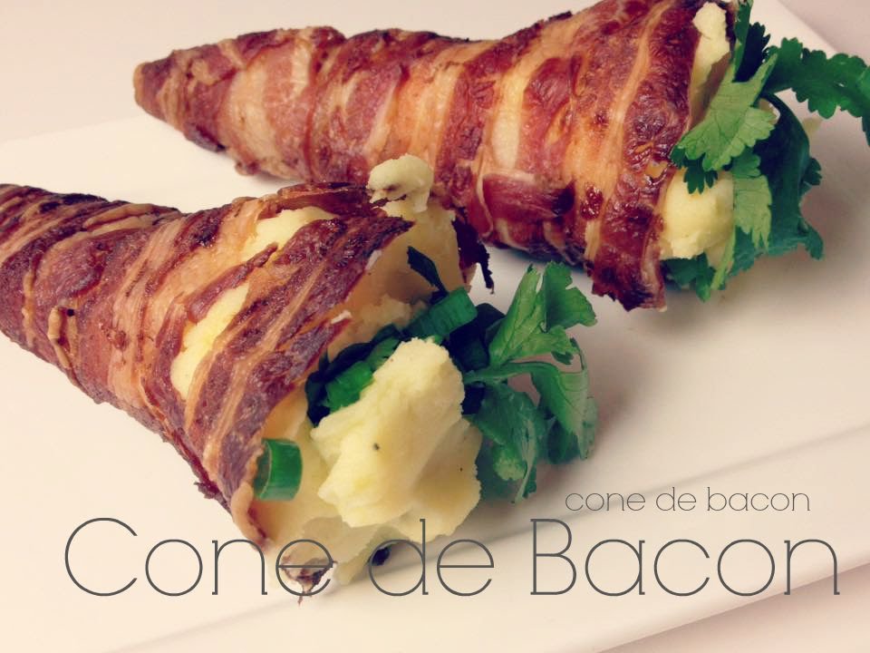 Cone de Bacon Receita - Momento Gourmet - YouTube