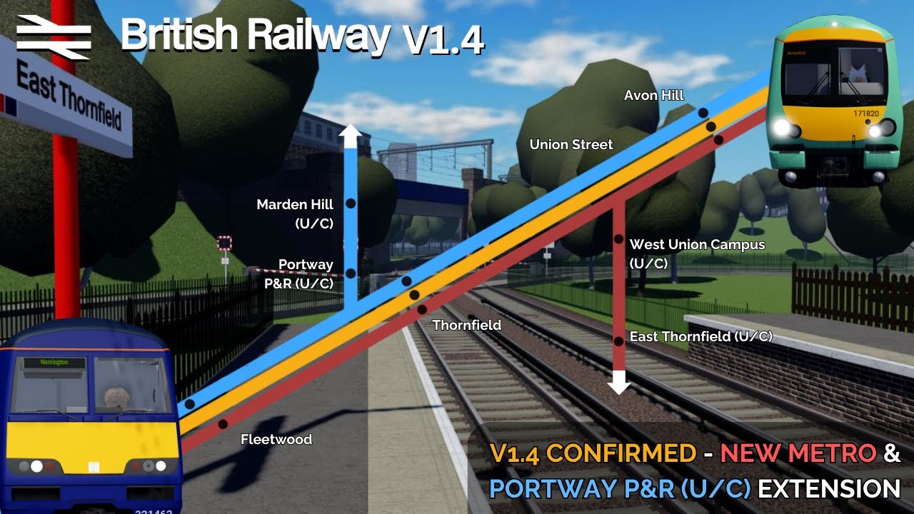 British Railway 1.4: Third Rail Line & Metro Service? - YouTube
