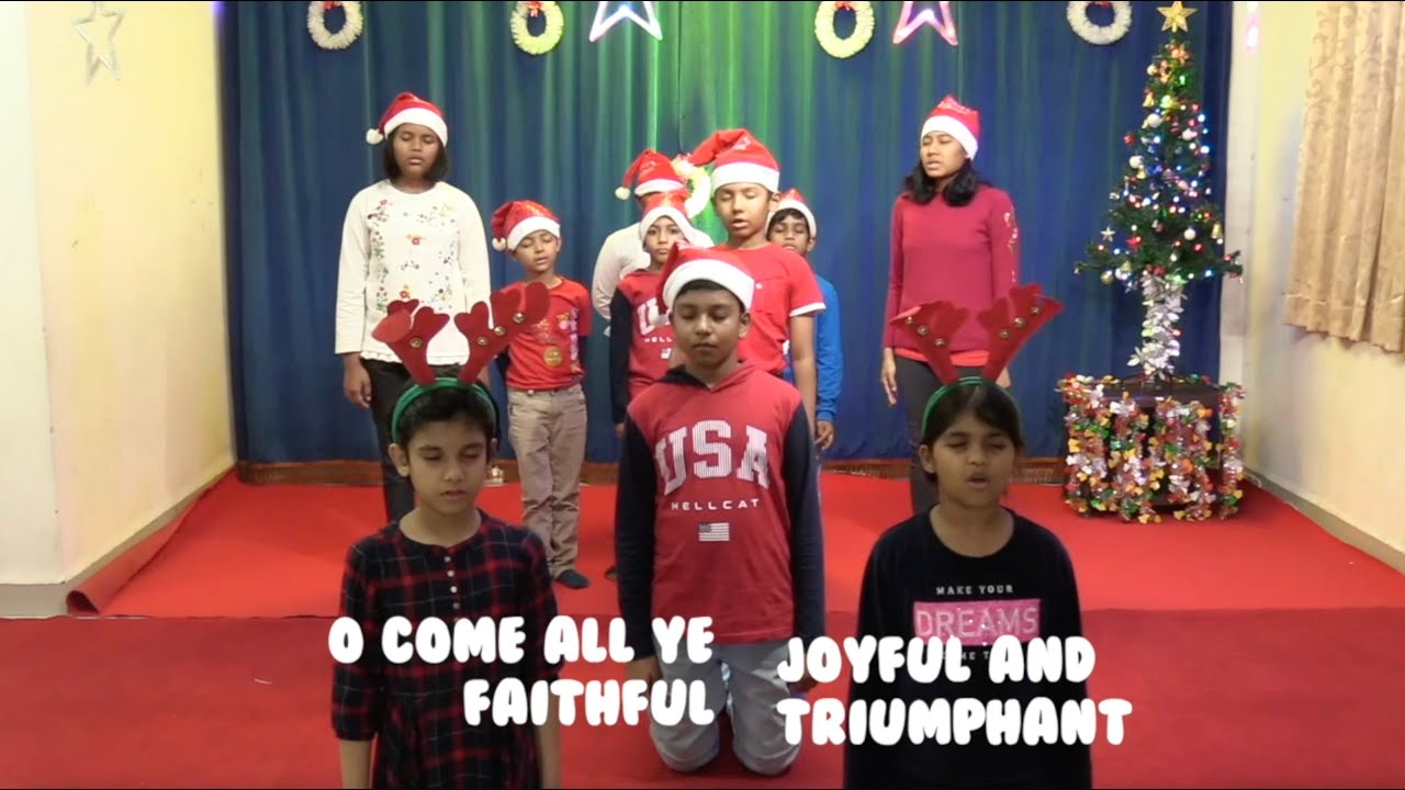 O Come all ye faithful | Christmas Carols Kids - YouTube
