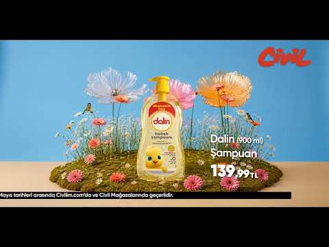 Civil - Dalin Şampuan ve Sleepy Bebek Bezleri