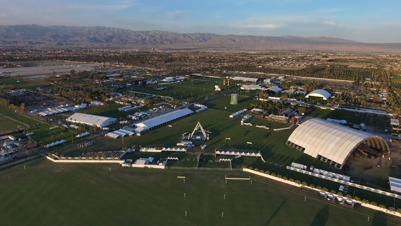 Coachella 2023 sneak peak of grounds - YouTube