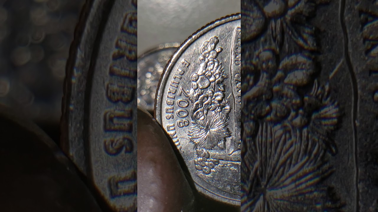 2008 P ARIZONA STATE QUARTER WITH EXTRA ROCKS MINT ERROR ON THE REVERSE ...