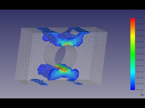 FreeCAD 0.17 coupled structural thermal FEA analysis demo (Redo sound ...