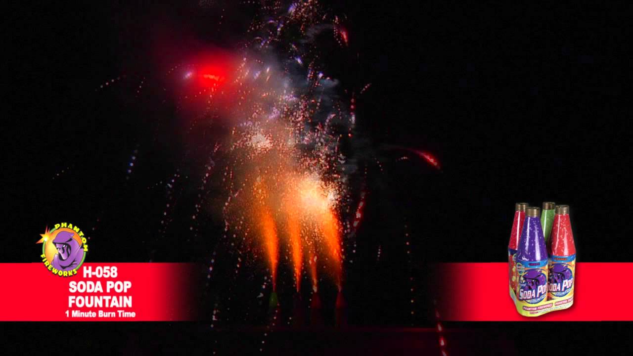 H-058 Soda Pop Fountain - Phantom Fireworks - YouTube
