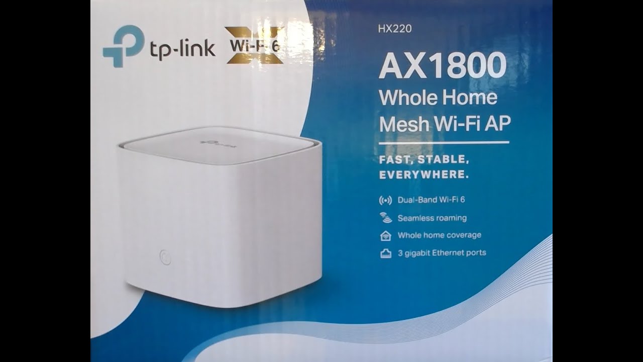 TP-Link HX220 WiFi Mesh Unboxing Setup and Speed Testing - YouTube