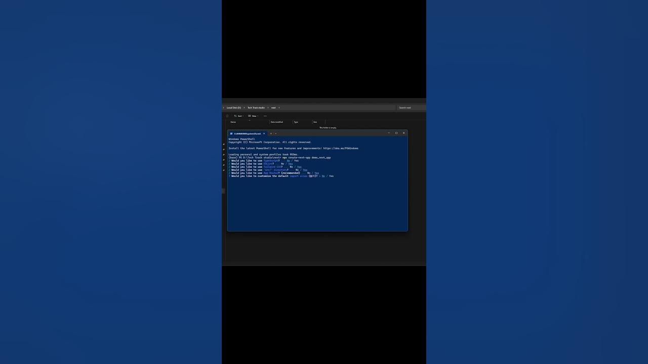 Create Your First Nextjs Project In 60 Seconds 🚀 Fastest App Setup Ever Codingtutorial Youtube 5039