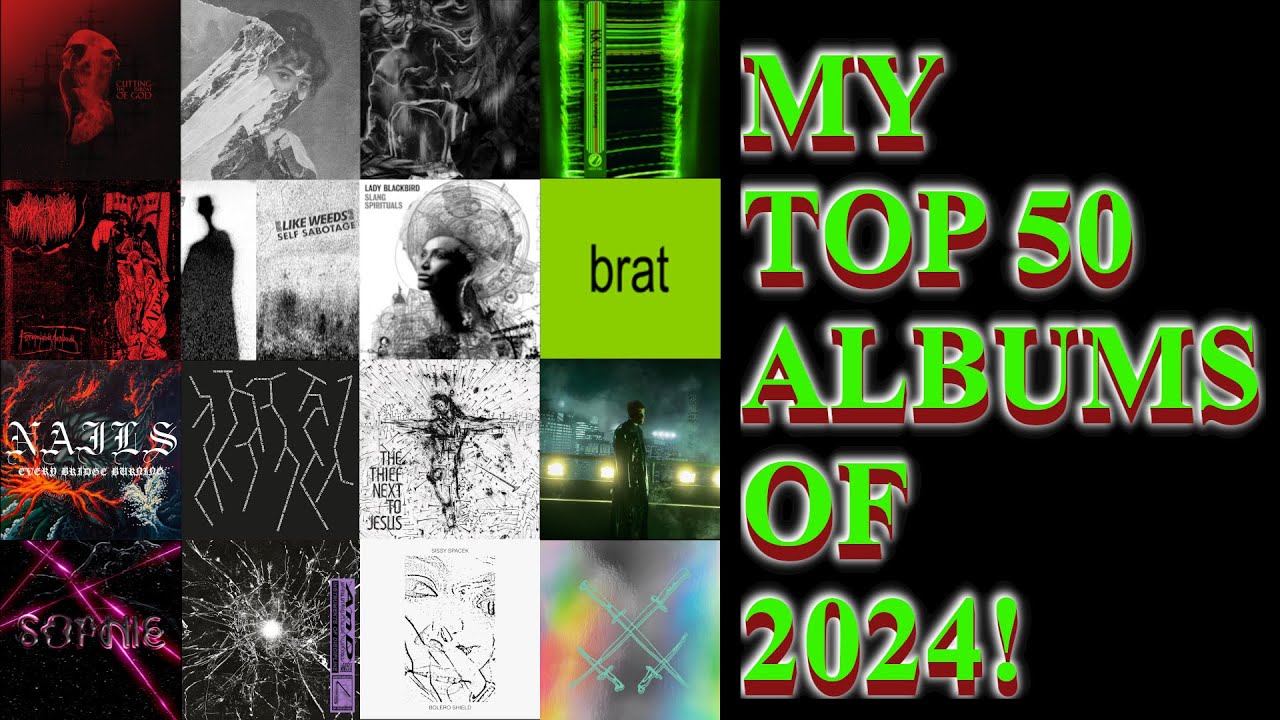 My TOP 50 ALBUMS of 2024! - YouTube