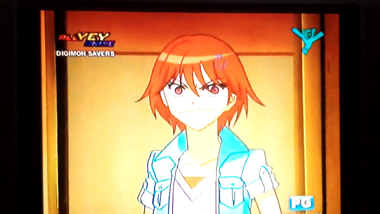 Digimon Savers Tagalog Yoshino is Angry - YouTube
