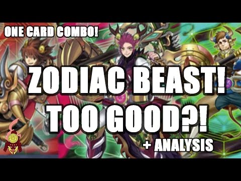 *YUGIOH* NEW ZODIAC BEAST TOO GOOD? 1 CARD COMBOs! + DECK ANALYSIS ...