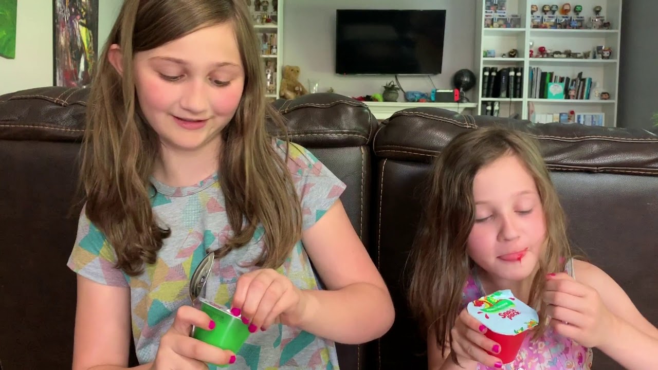New Dragon Treasure Snack Pack Pudding Tasting - YouTube