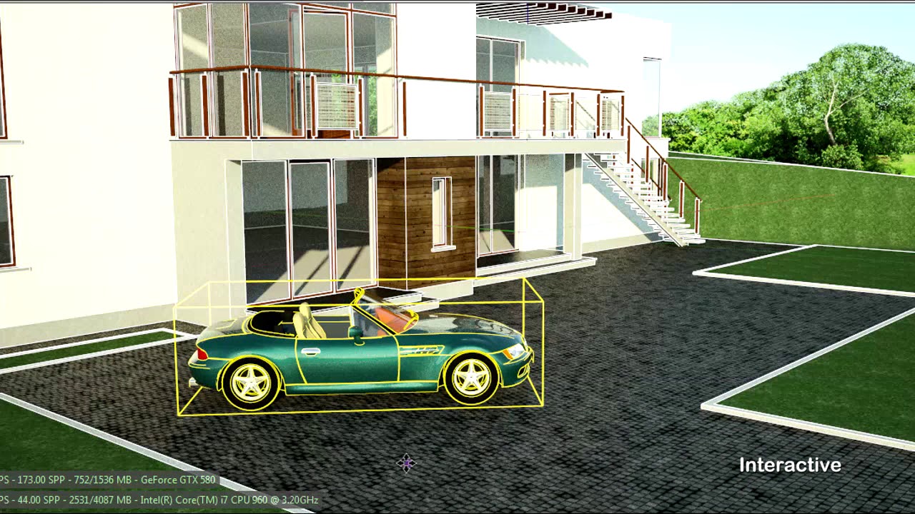 Thea for SketchUp Interactive Render Overlay - YouTube