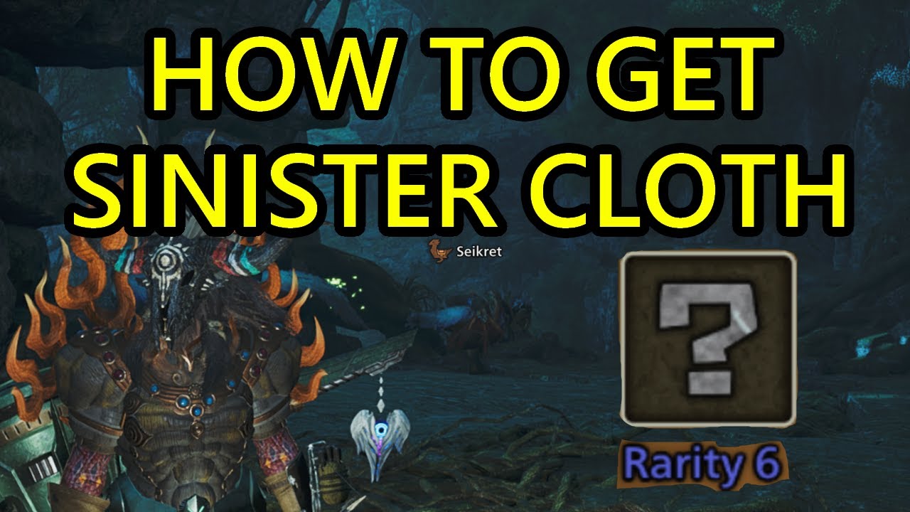 Monster Hunter Wilds Sinister Cloth Location. How to Get Sinister Cloth ...