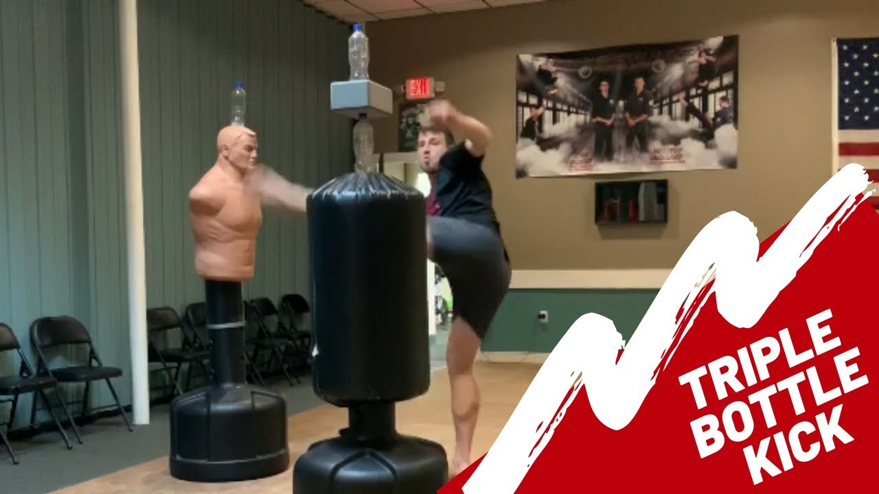 TRIPLE BOTTLE KICK!! (With help from a MINION) - YouTube