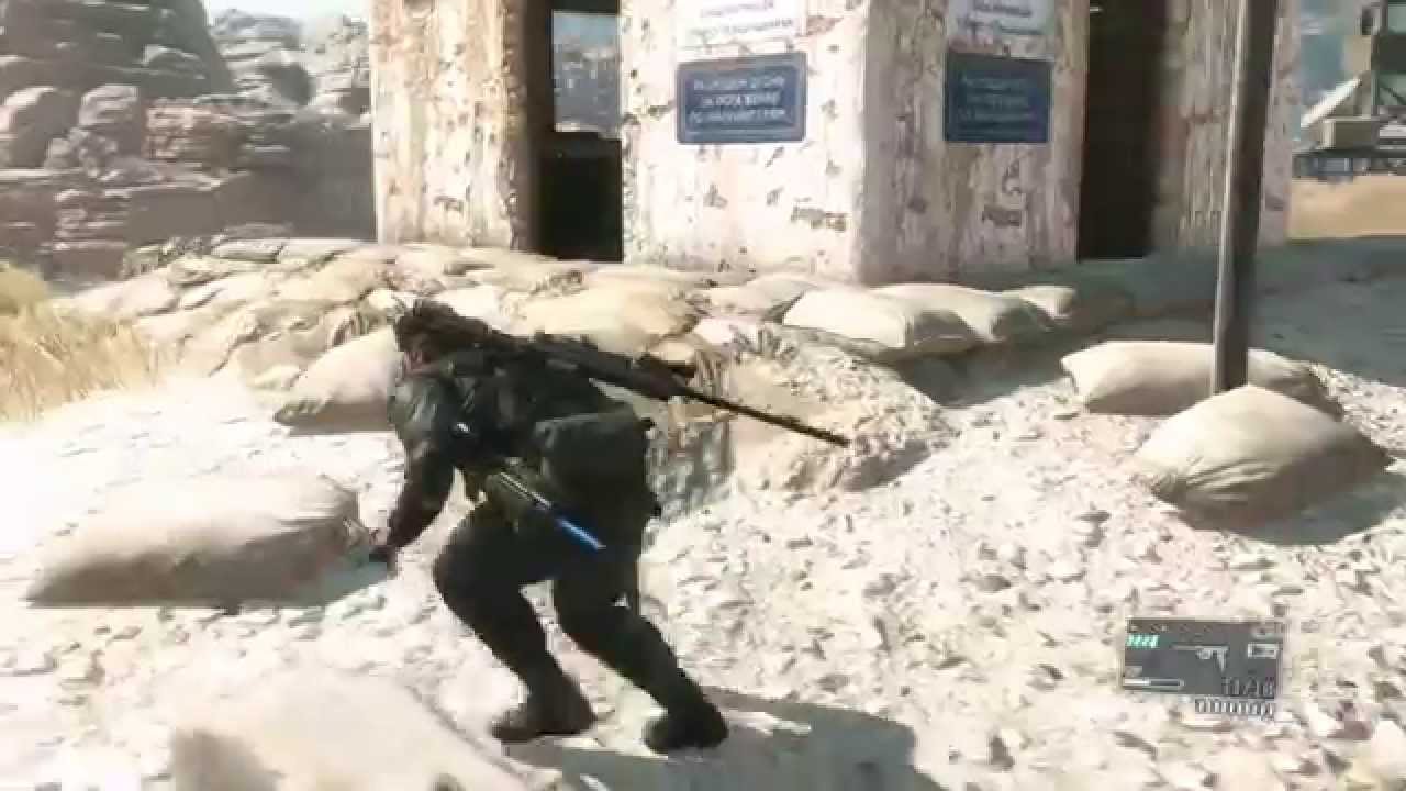 MGS V Phantom Pain - A Moving Cardboard Box? Riiiiight... - YouTube