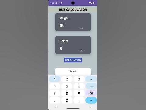 BMI-Calculator #coding #kotlin - YouTube