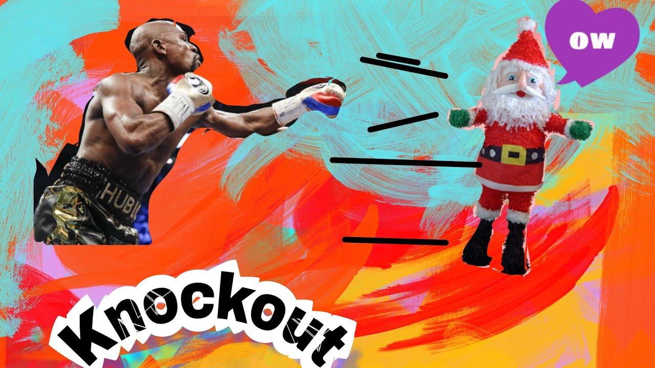 He's hitting Santa - YouTube