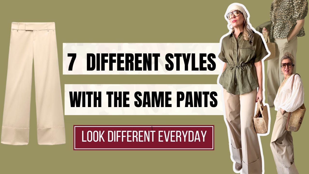 How to Create Many Different Styles with The Same Pants/ Find out Which ...