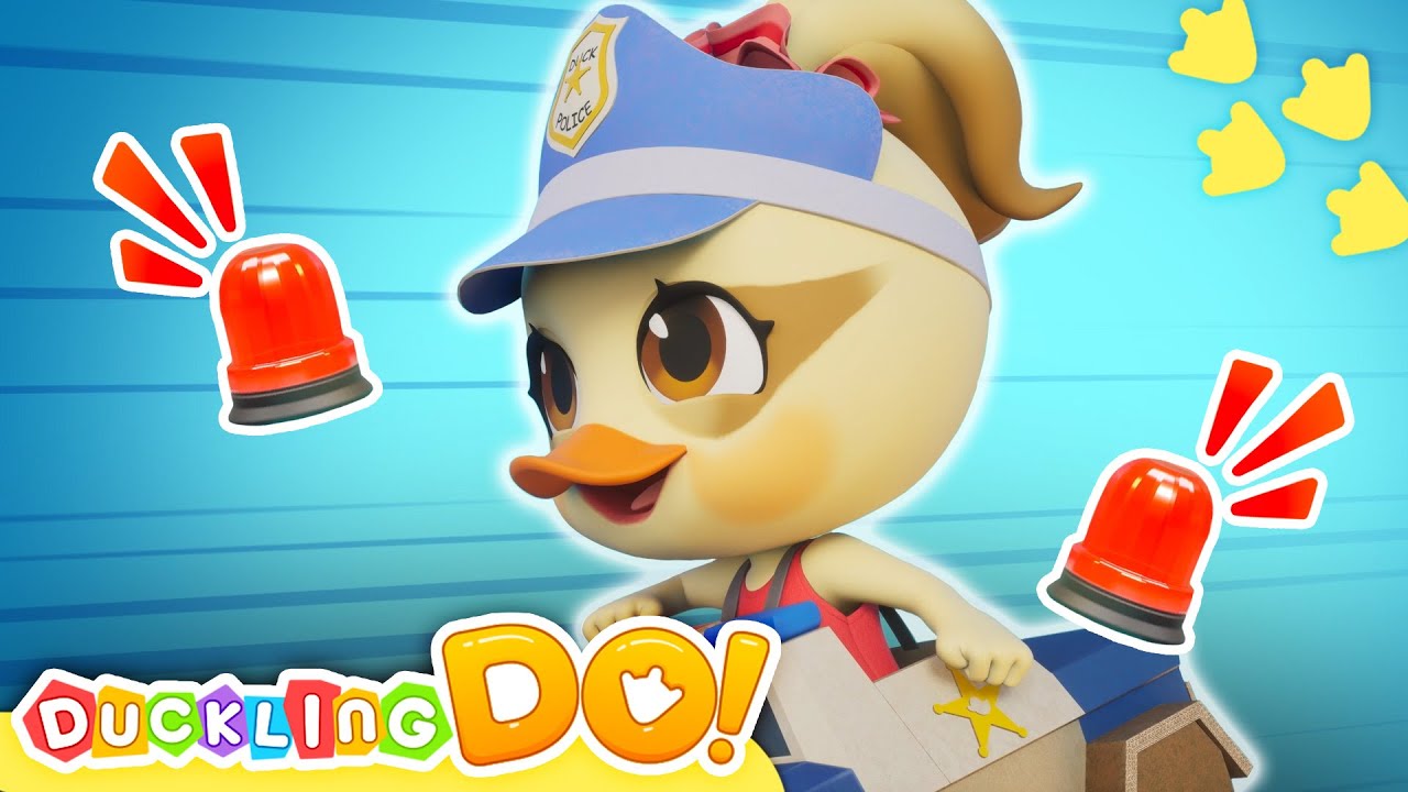 Here We Go! Police Car!🚨 | Nursery Rhymes & Kids Song | Kid Role Play ...