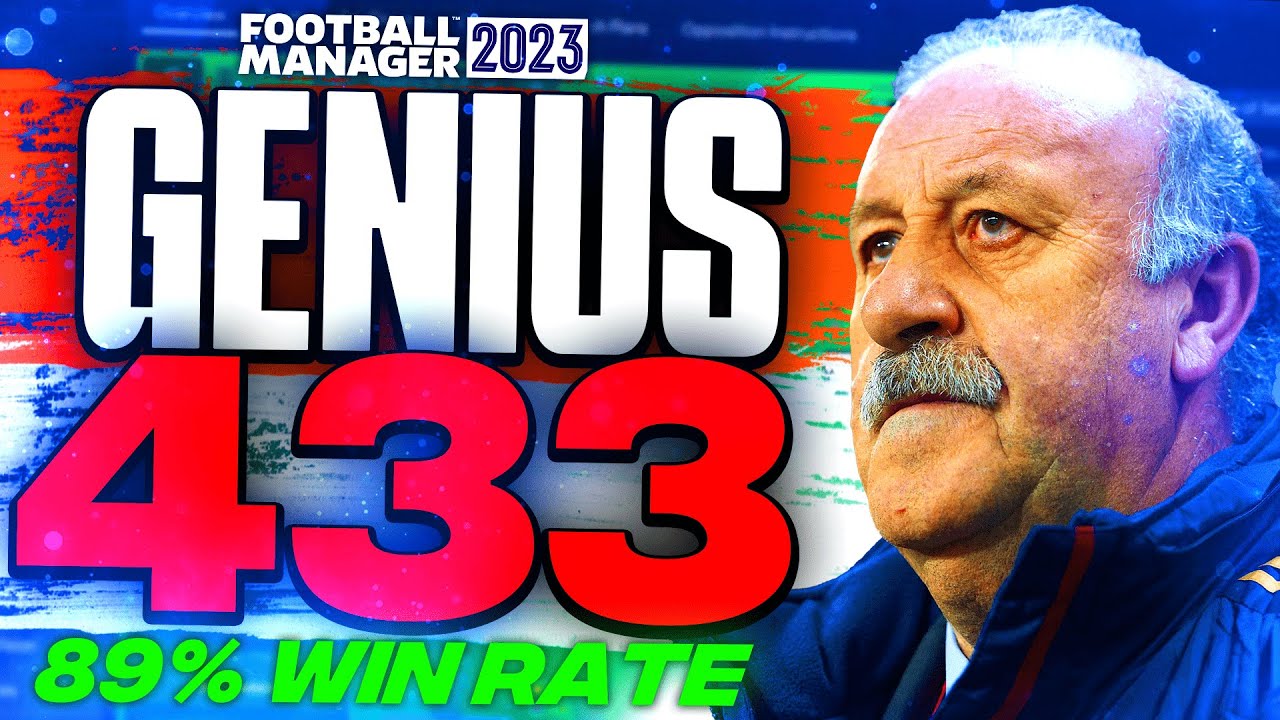 A QUADRUPLE WINNING 433 FM23 Tactic! | 89% Win Rate | Football Manager ...