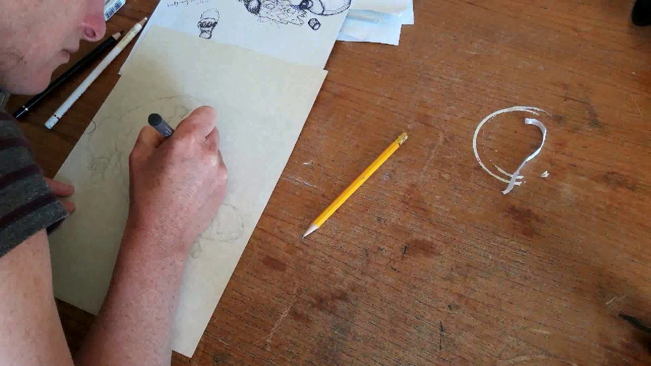 Sketching a Coati - YouTube