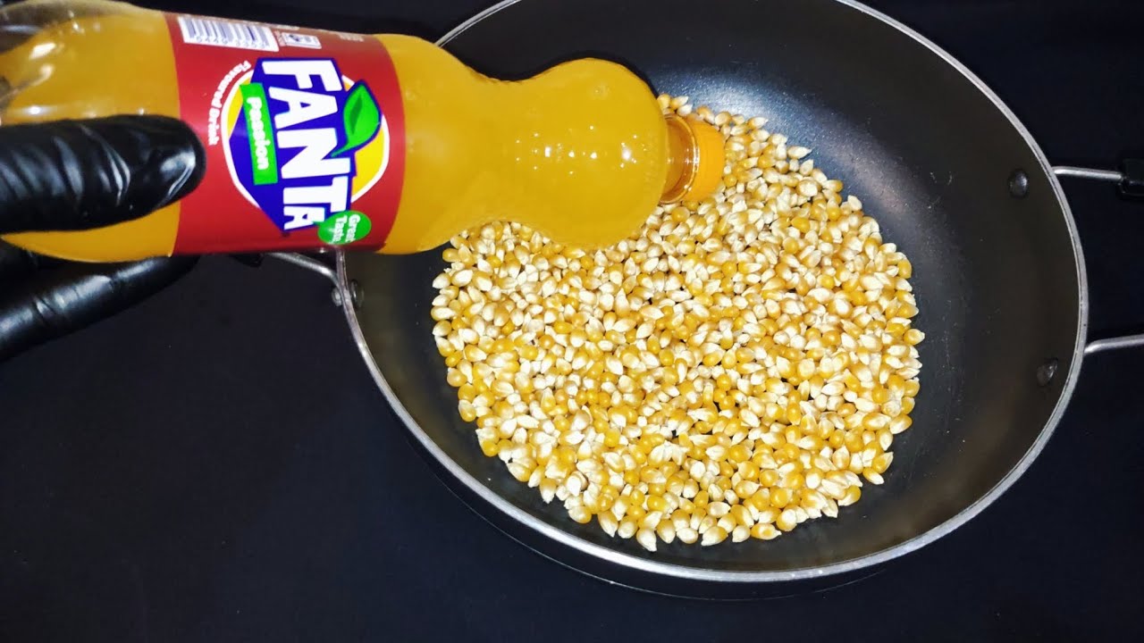 I'm just pouring FANTA PASSION into my POPCORN 🍿 - YouTube
