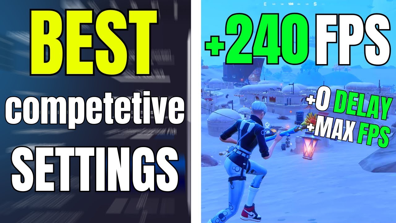 The BEST Competitive Settings in Fortnite Chapter 6 Season 3 🔧 (HUGE FPS Boost + 0 Input Delay ...