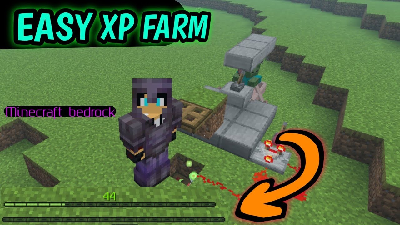 Easy Xp farm Minecraft bedrock and Minecraft Xbox / Nintendo Switch ...