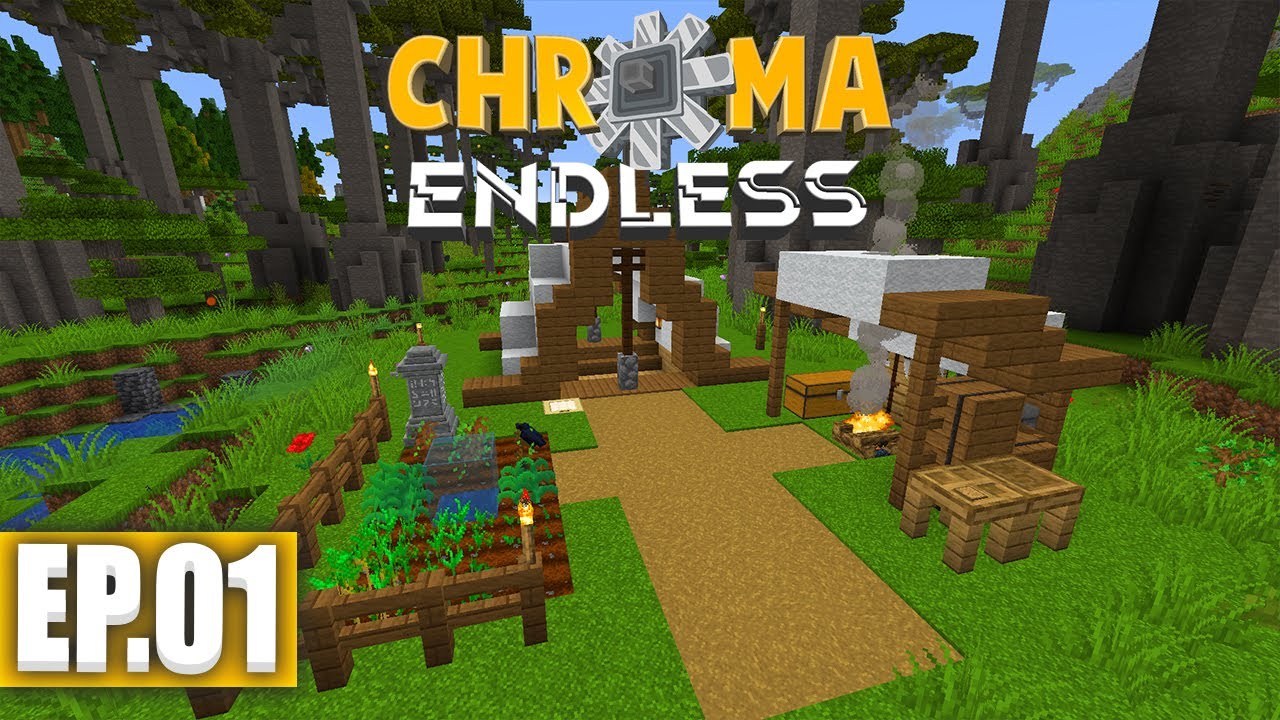 Minecraft Chroma Endless | MON NOUVEAU MODPACK ! - #1 - YouTube