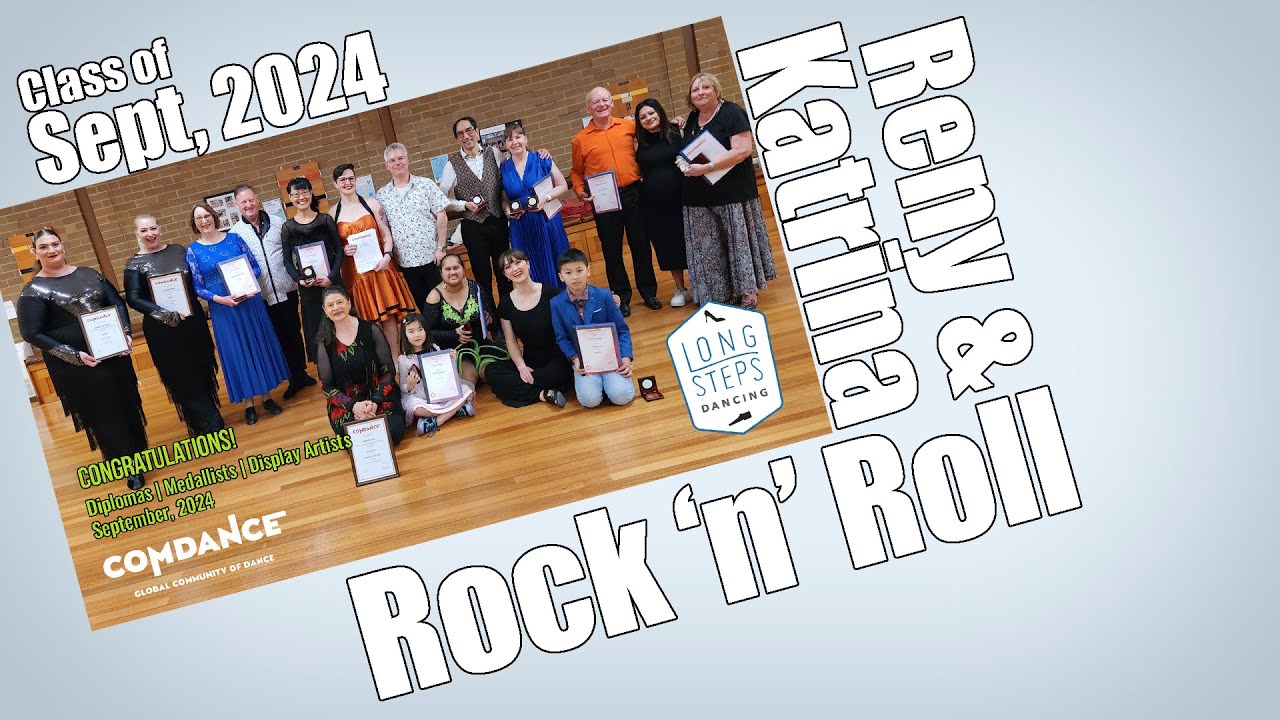 Rock 'n' Roll Display - Katrina, Reny, & the Monday Class! - YouTube