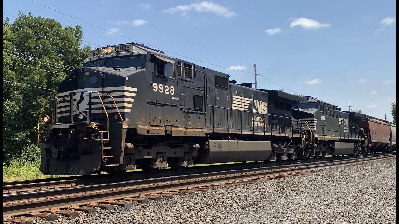 NS 9928 (Leslie RS5T) Leading NS 55G! 6-26-22 - YouTube