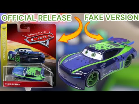 Fake Vs Real Disney Pixar Cars Diecast Chris Roamin Next Gen Combustr ...
